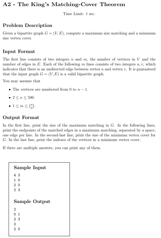 Solved NEED C ++ ﻿SOLUTION, THANKS. ﻿A2 - ﻿The King's | Chegg.com