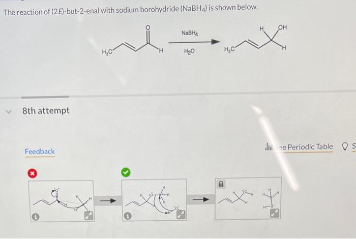 The reaction of (2E)-but-2-enal with sodium | Chegg.com
