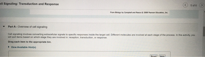 all Signaling: Transduction and Response ② soft Part | Chegg.com