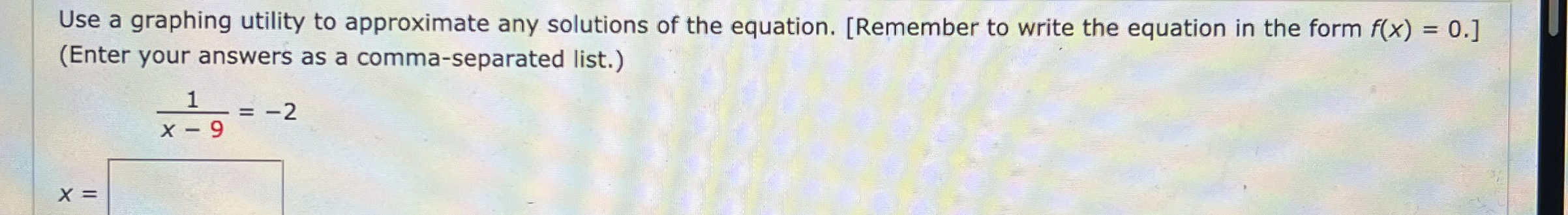 Solved Use a graphing utility to approximate any solutions | Chegg.com