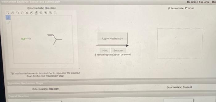 Solved ਦੀ ਸਰਕਾਰ Reaction Explorer Hem Intermediate Reactant | Chegg.com