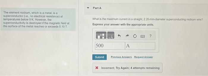 Solved The element niobium, which is a metal, is a | Chegg.com