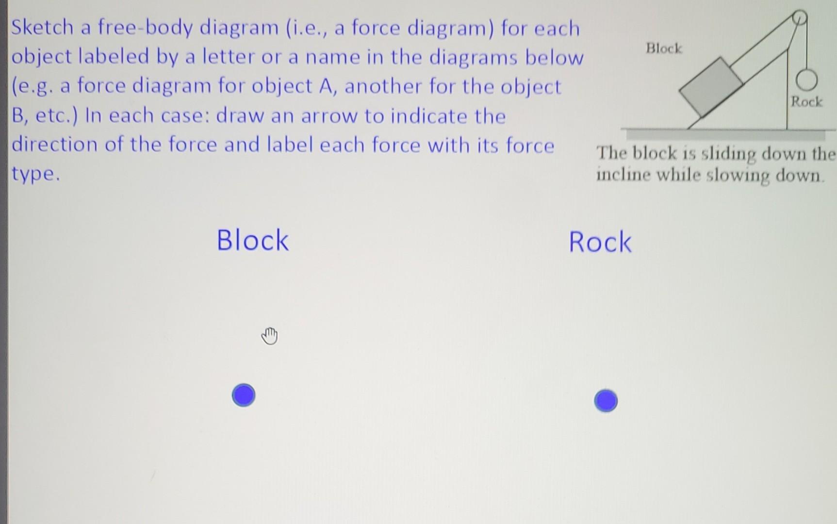 Solved Sketch a free-body diagram (i.e., a force diagram) | Chegg.com