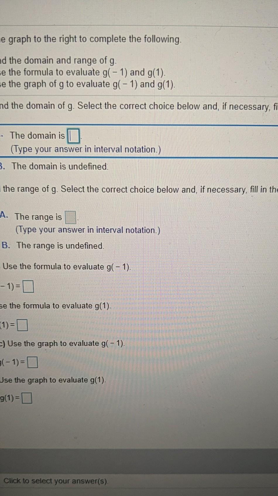 Solved e graph to the right to complete the following. and | Chegg.com