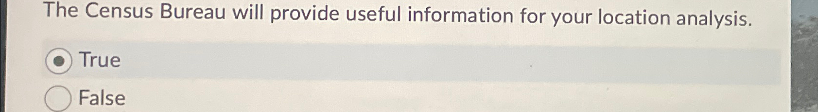 Solved The Census Bureau will provide useful information for | Chegg.com
