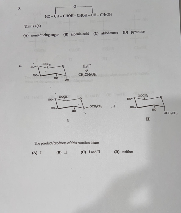 Solved 3. HO-CH-CHOH-CHOH-CH-CH2OH This is a(n) (A) | Chegg.com