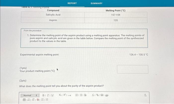 Solved (19pts) Calculation of Yields Mass of Erlenmeyer | Chegg.com