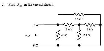 Solved Find RAB in the circuit shown | Chegg.com
