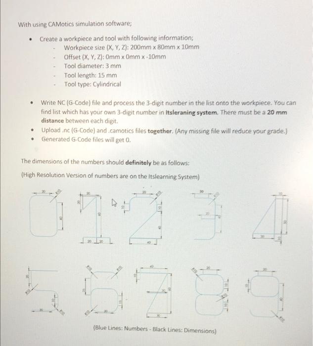 Solved With using CAMotics simulation software; . Create a | Chegg.com