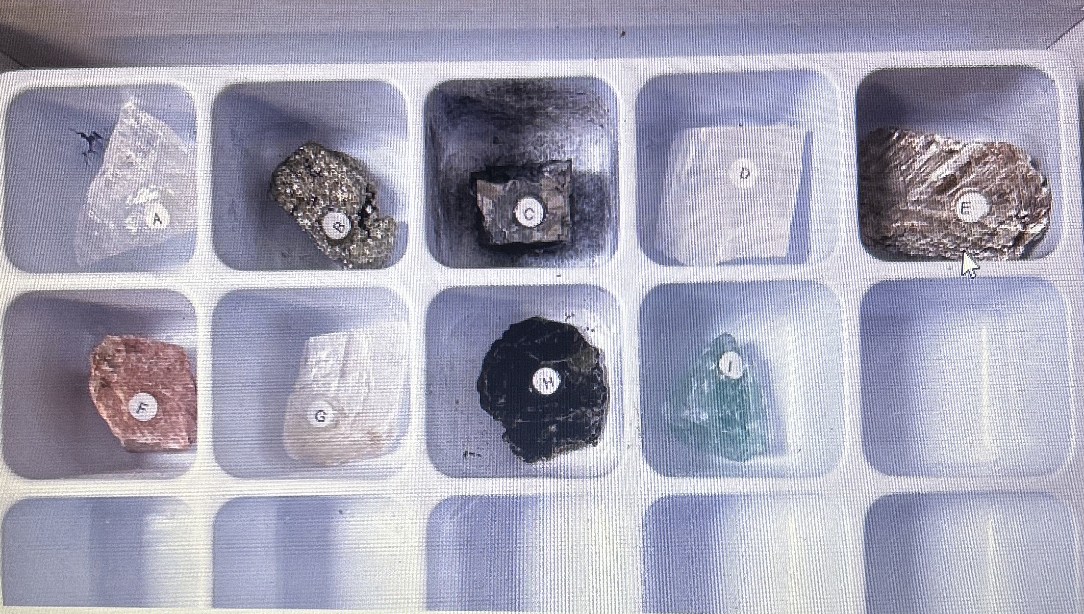 23. ﻿Identify Sample I.a Calciteb. ﻿Muscovite Micac. | Chegg.com