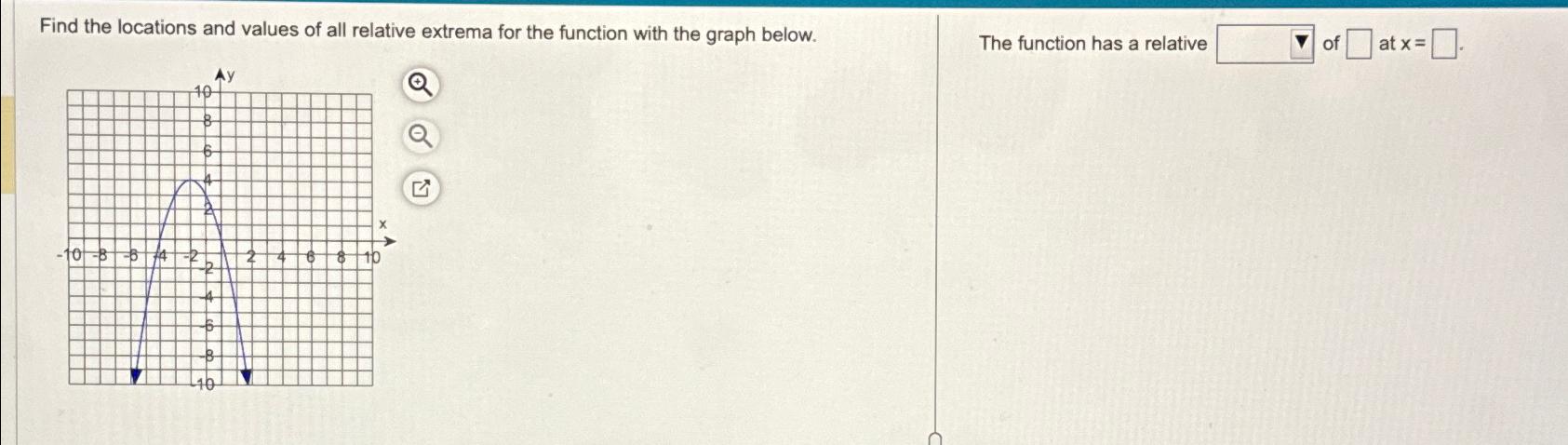 Solved Find the locations and values of all relative extrema | Chegg.com