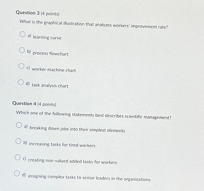 Solved (3 & 4) Question 3 (4 points) What is the graphical | Chegg.com