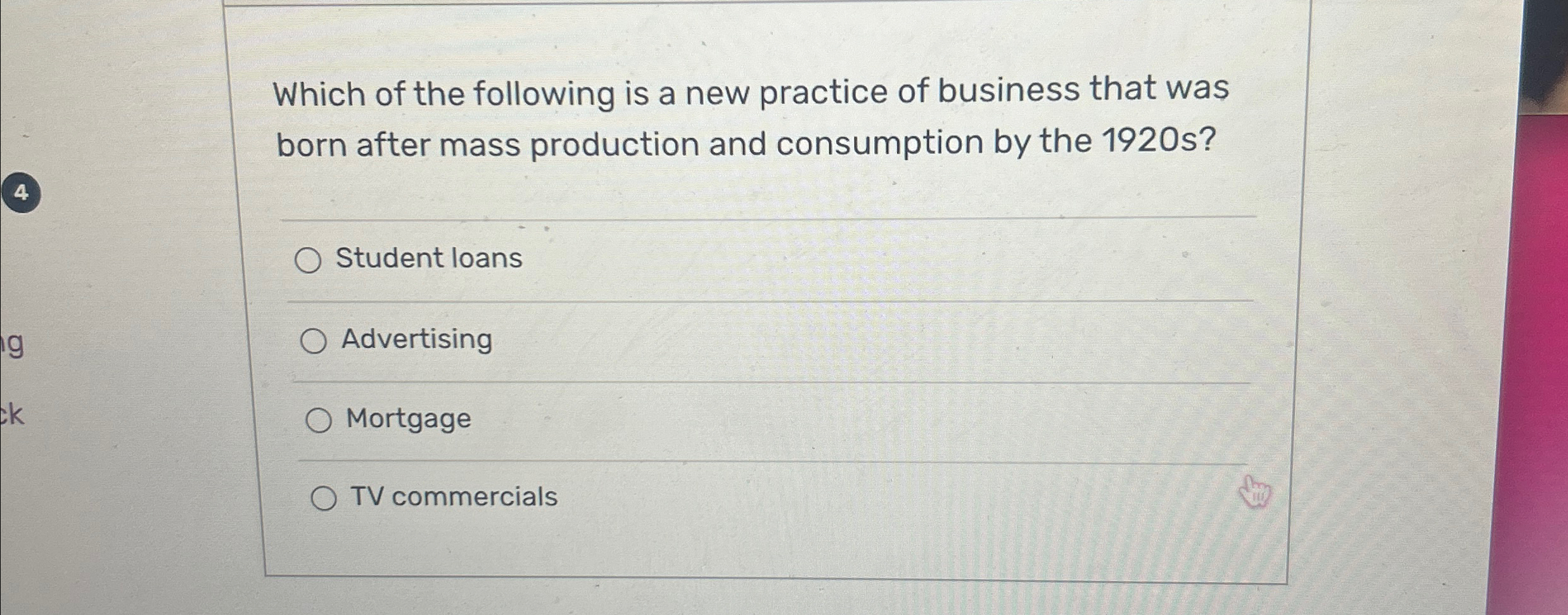 Solved Which of the following is a new practice of business | Chegg.com