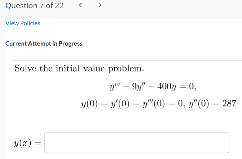 Solved Solve the initial value | Chegg.com