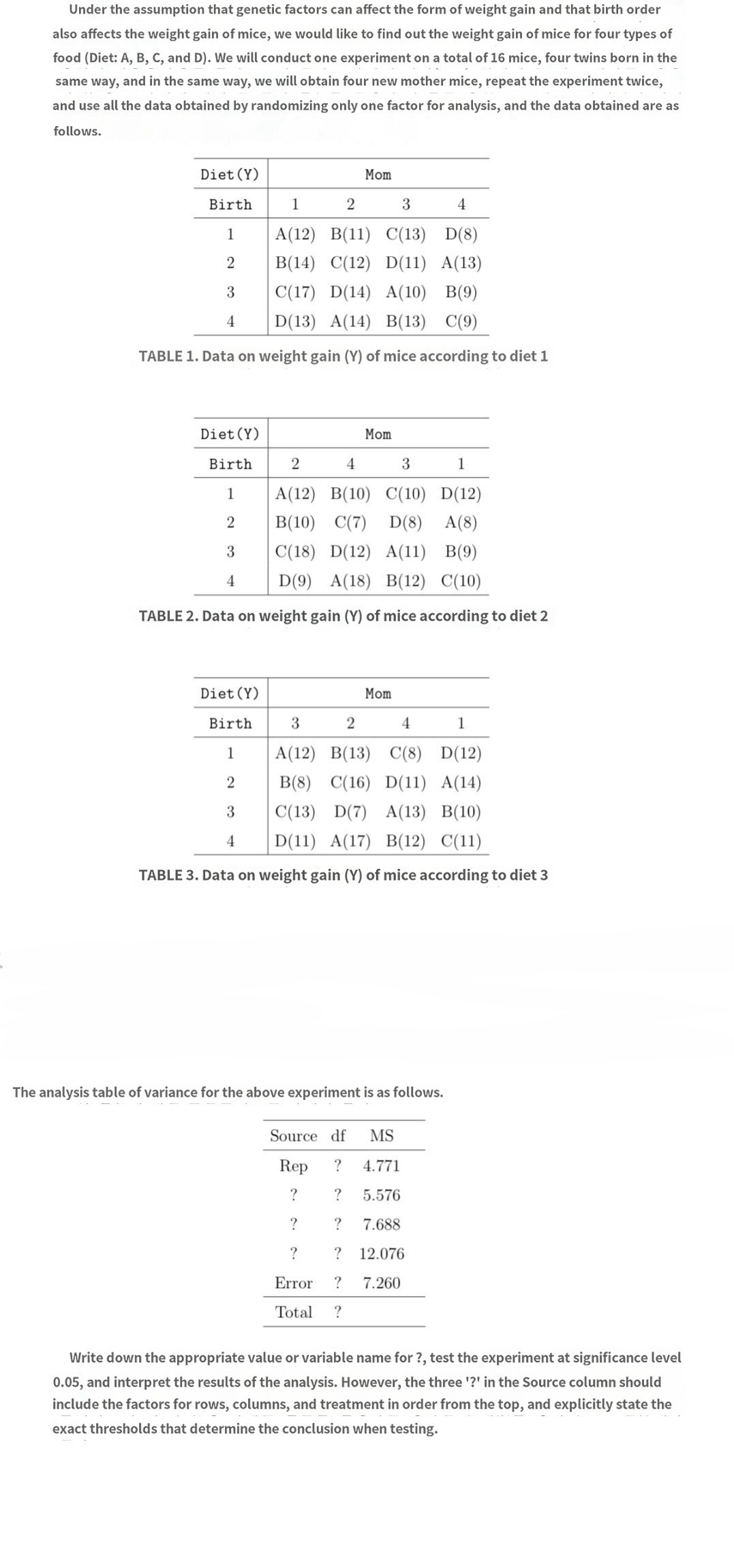 Solved How to solve Under the assumption that genetic | Chegg.com