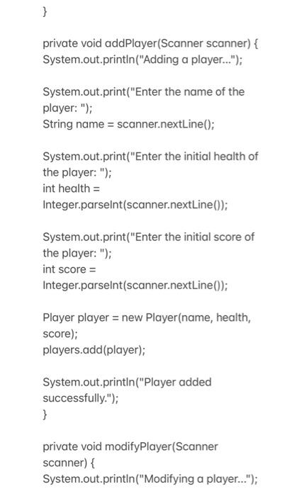 Solved Hello, I am creating a Java program that is a game | Chegg.com