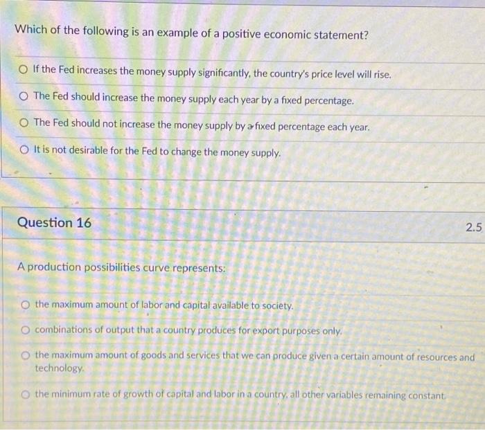 Solved Which of the following is an example of a positive | Chegg.com