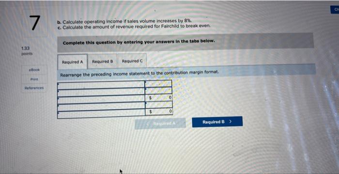 Solved Problem 12-24 (Algo) Prepare a contribution margin | Chegg.com