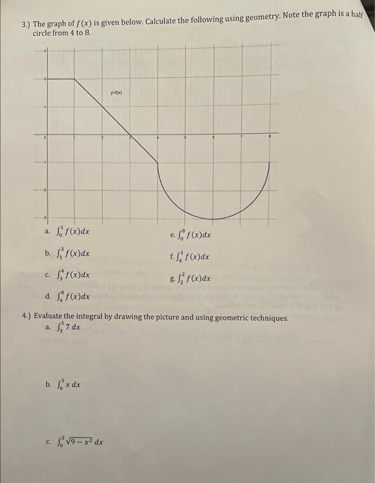 Solved 3&4 all parts, thanks! | Chegg.com