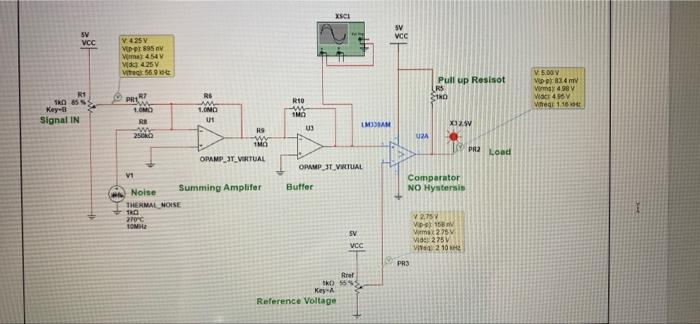 Solved XSCI SV VCC SV VCC V.425 y V 895 V a) 454 Moc 425 | Chegg.com