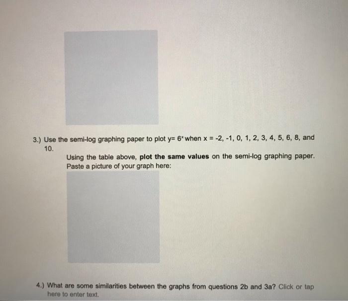 Solved Using Semi-log Graph to Demonstrate Bacterial Cell | Chegg.com