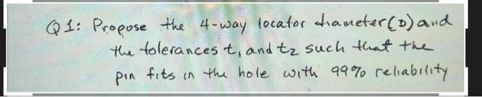 Solved Stmton.: / ronceptQ 1: Propose the 4-way locator | Chegg.com