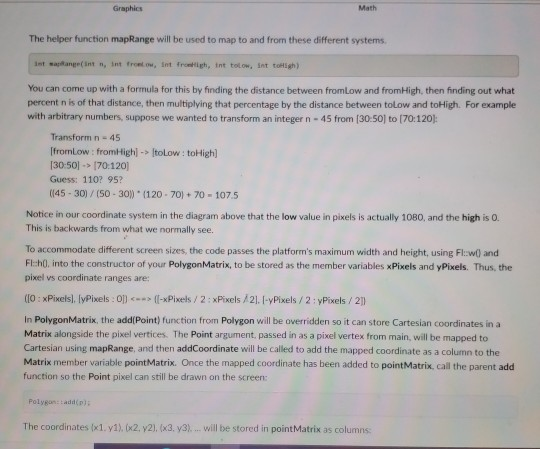 Solved C++ program!!! I just need to implement Matrices.cpp | Chegg.com