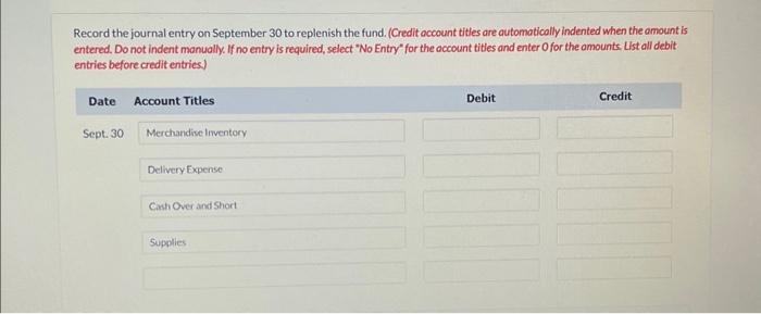 Solved Sandhill Buttons uses a petty cash imprest system. | Chegg.com