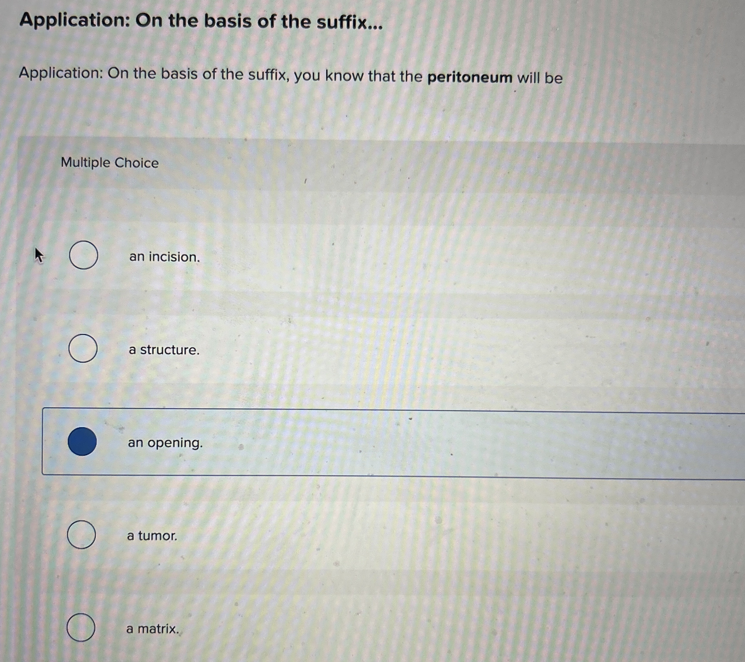 Solved Application: On the basis of the | Chegg.com