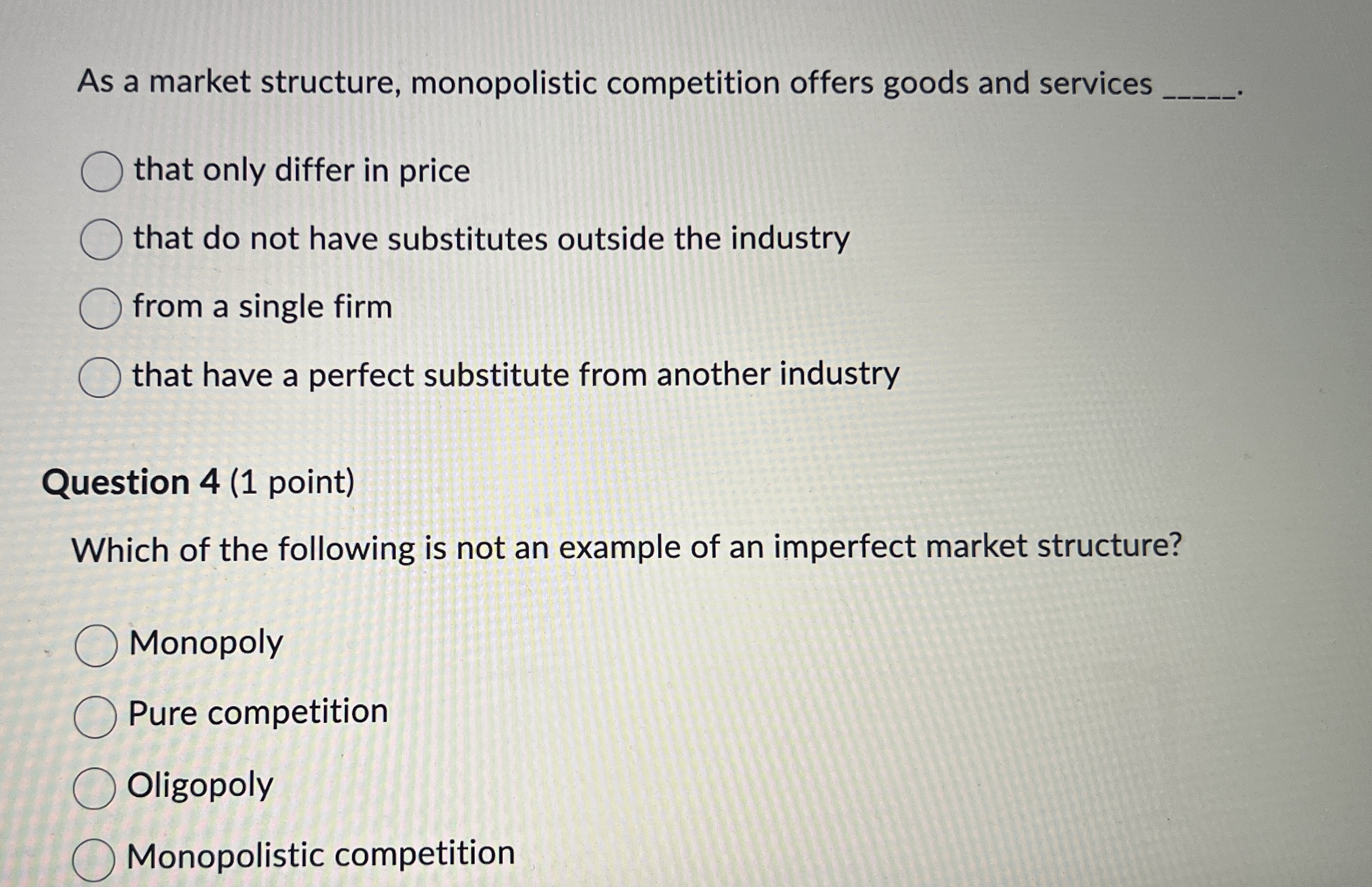 Solved As a market structure, monopolistic competition | Chegg.com