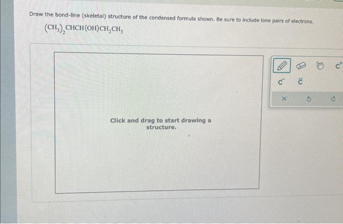 Solved Draw the bond-line (skeletal) structure of the | Chegg.com
