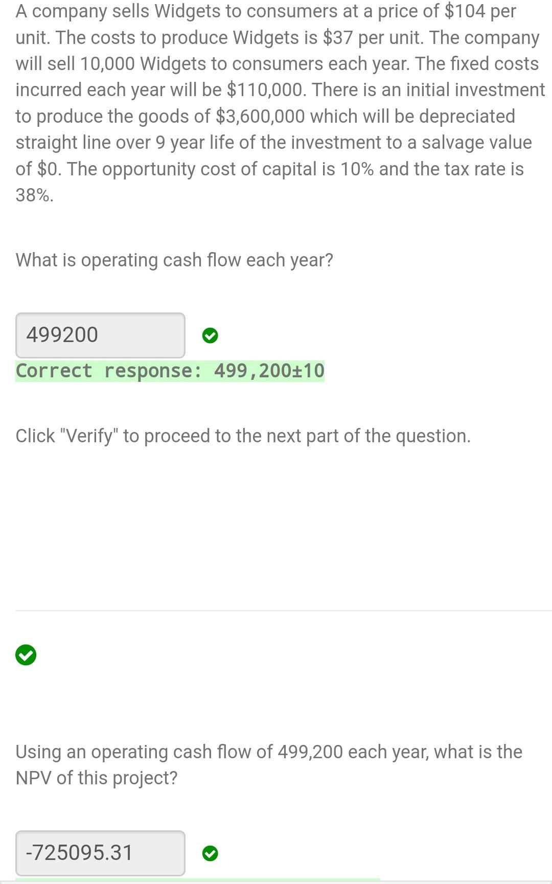 Solved A company sells Widgets to consumers at a price of | Chegg.com