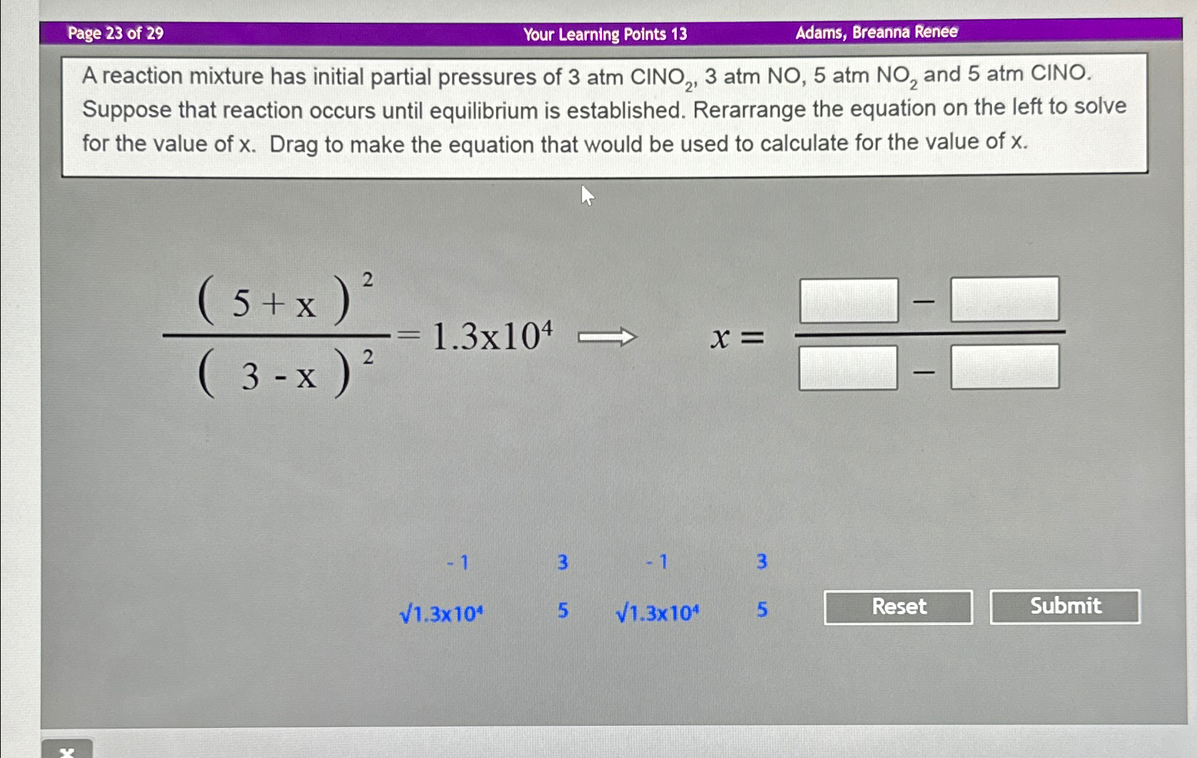 Page 23 ﻿of 29Your Learning Points 13Adams, Breanna | Chegg.com