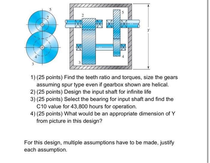 Solved aims to design a two-stage compound reverted gear | Chegg.com