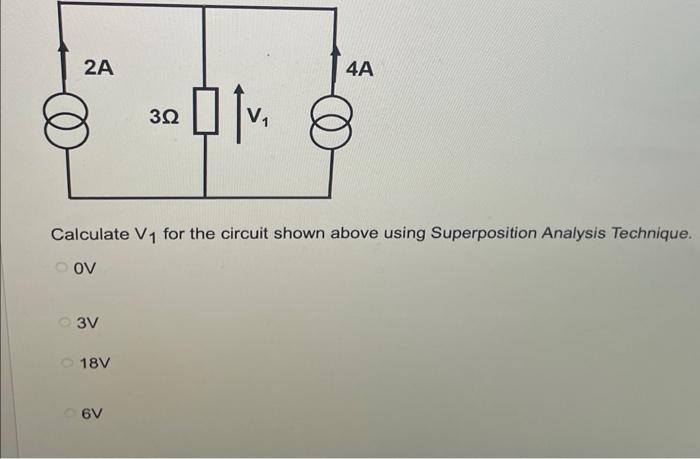 Solved Calculate V1 for the circuit shown above using | Chegg.com