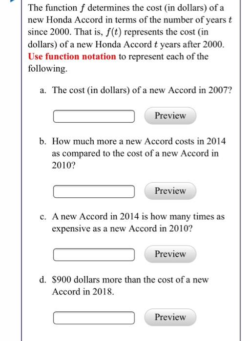Solved The function f determines the cost in dollars) of a | Chegg.com