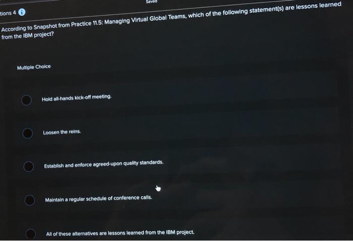 Solved According to Snapshot from Practice 11.4, which of | Chegg.com