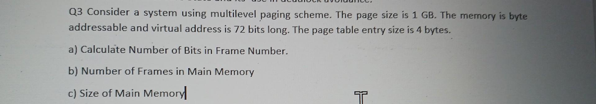 Solved Q3 The concept of virtual memory and cache memory is | Chegg.com