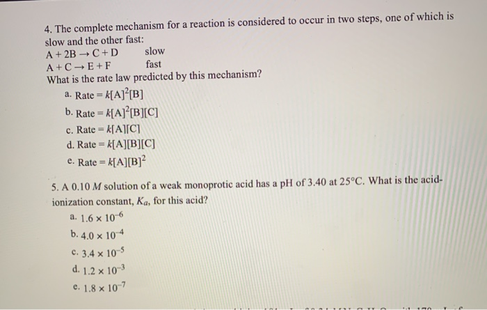 Solved 3. The rate constant for a first-order reaction is | Chegg.com
