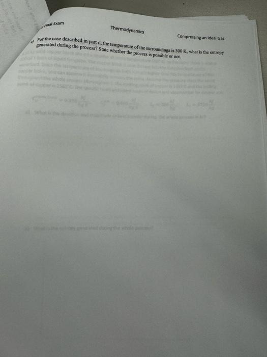 Solved 13 Final Exam Thermodynamics Final Exam Review Chegg