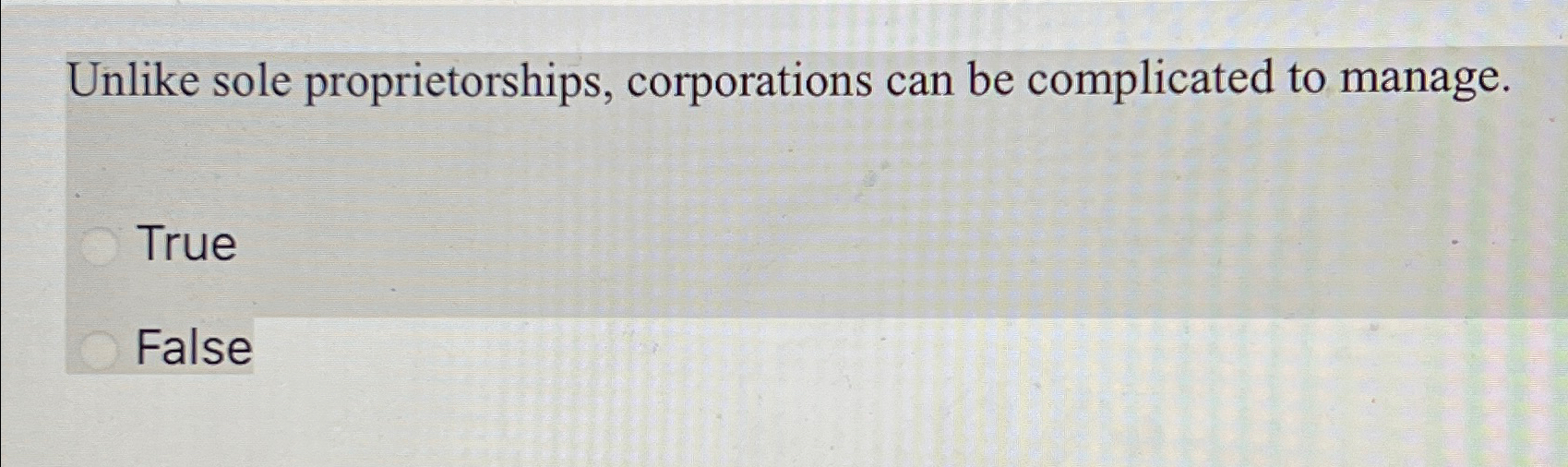 Solved Unlike sole proprietorships, corporations can be | Chegg.com