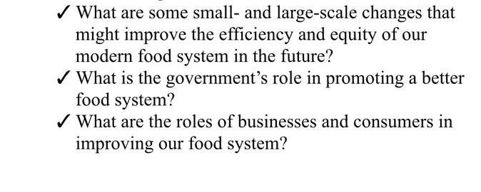 Solved What are some small- and large-scale changes that | Chegg.com