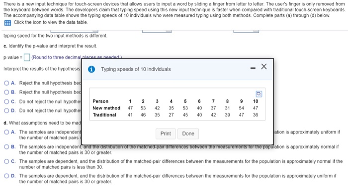 Solved There is a new input technique for touch-screen | Chegg.com