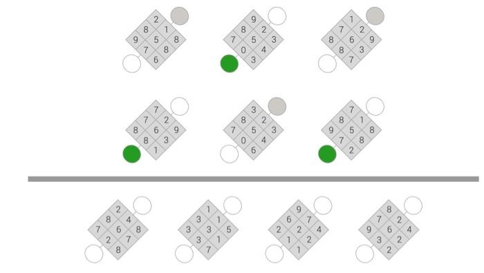 Solved Follow the pattern of six grids above the line,paint | Chegg.com