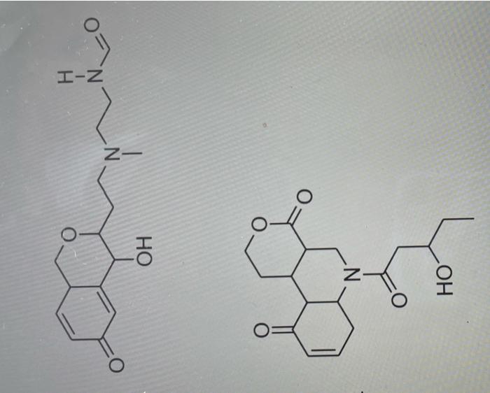 Solved redraw the molecules and label the functional groups | Chegg.com
