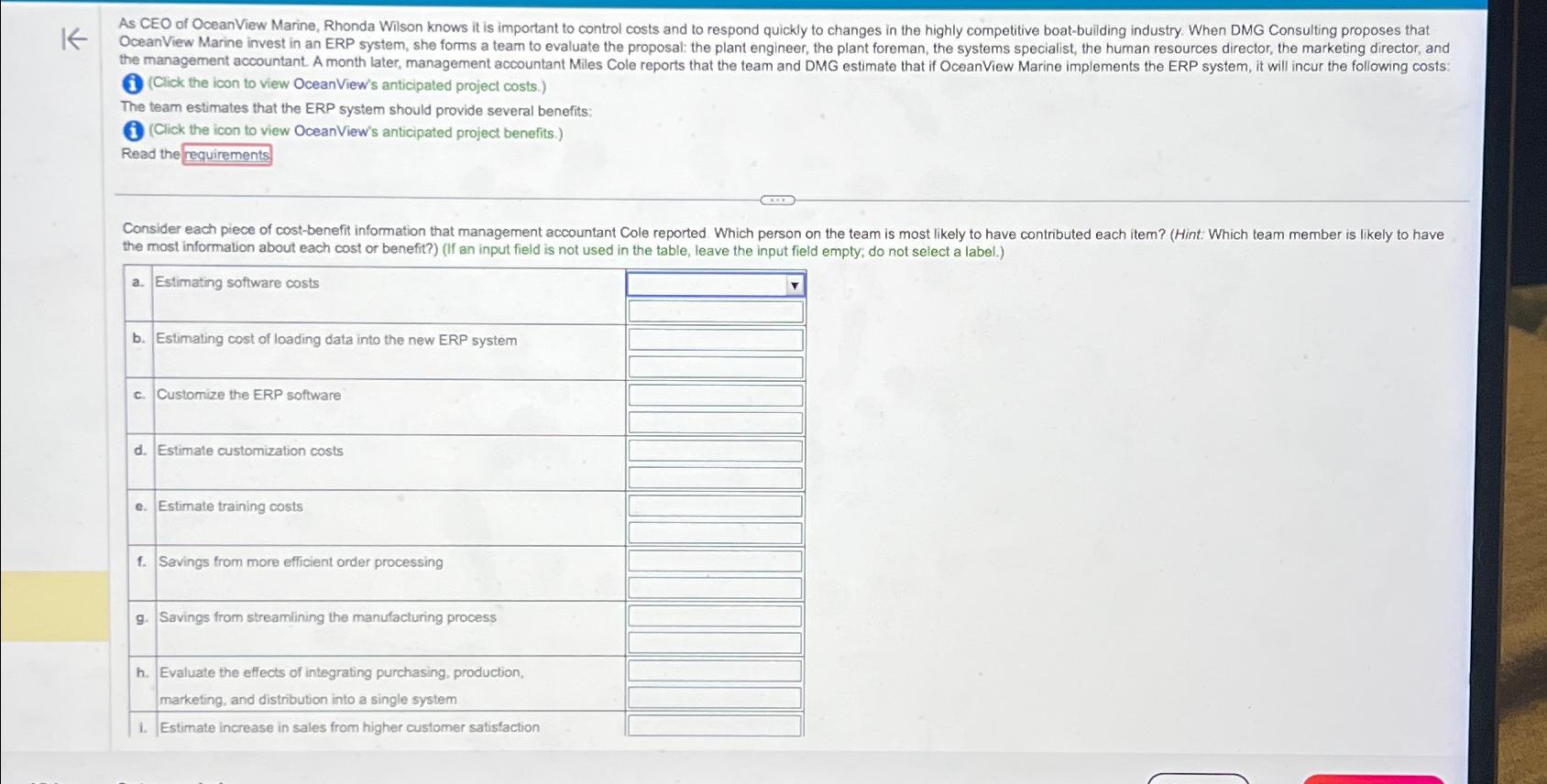 Solved (Click the icon to view OceanView's anticipated | Chegg.com