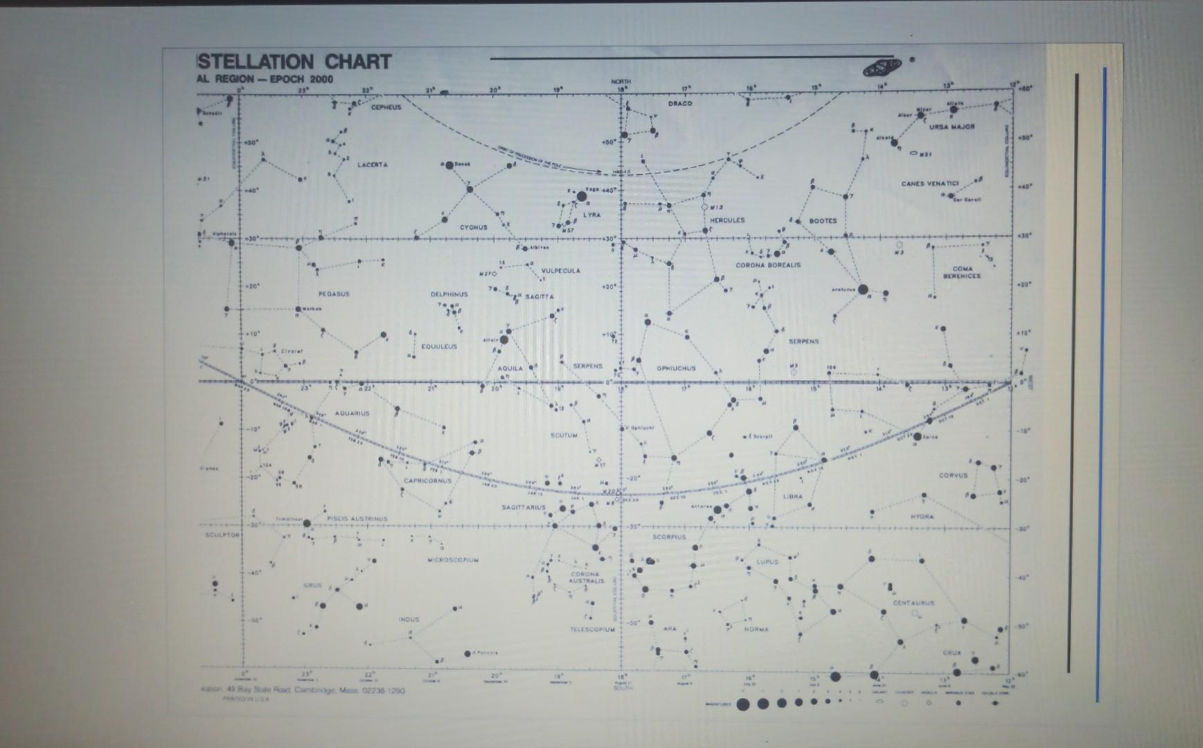 Solved Hi, this astronomy lab map For the three stars in | Chegg.com