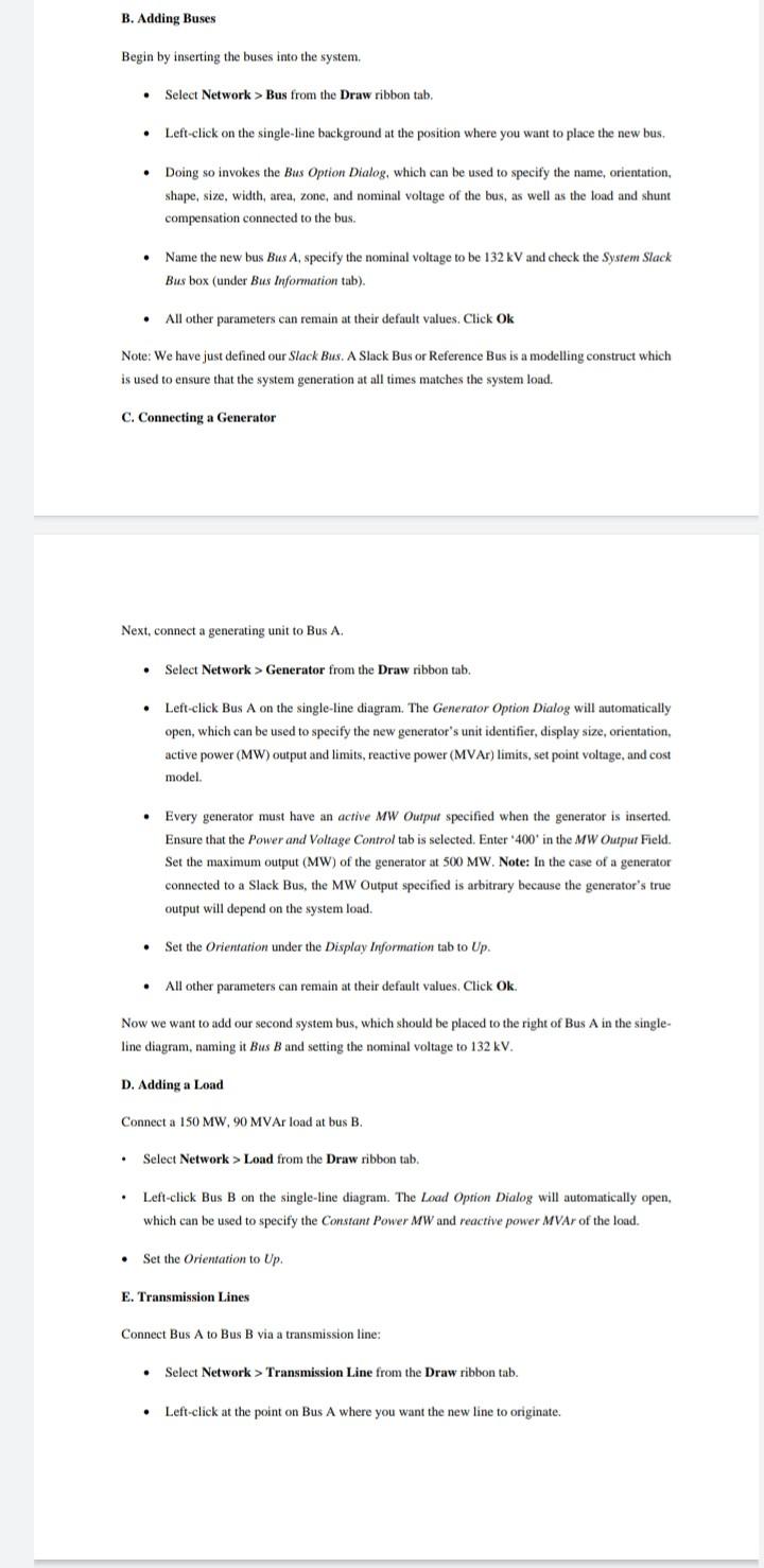 Solved INTRODUCTION TO POWER WORLD SIMULATOR INTRODUCTION: | Chegg.com