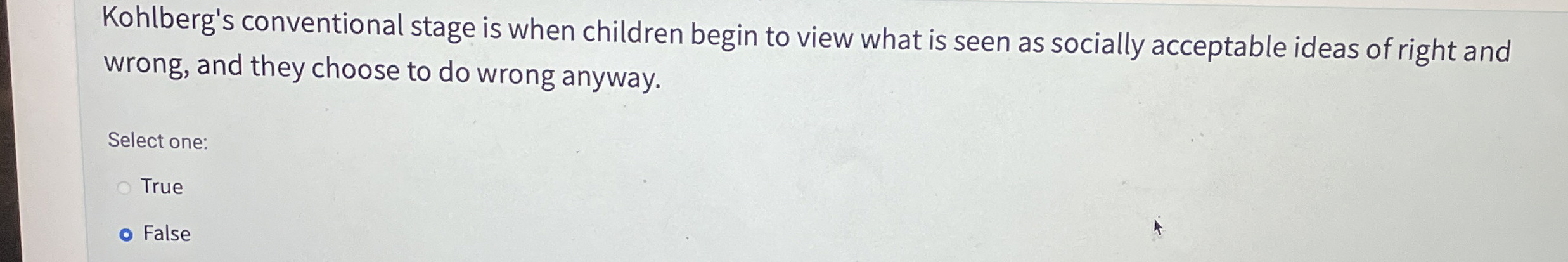 Solved Kohlberg's conventional stage is when children begin | Chegg.com