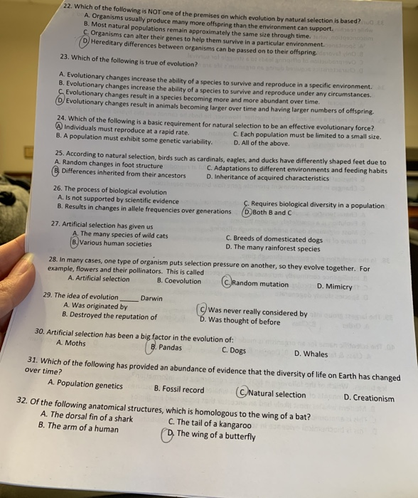 Solved 22. Which of the following is NOT one of the premises | Chegg.com